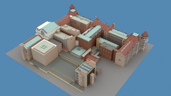 3D building museum city - TurboSquid 1666275