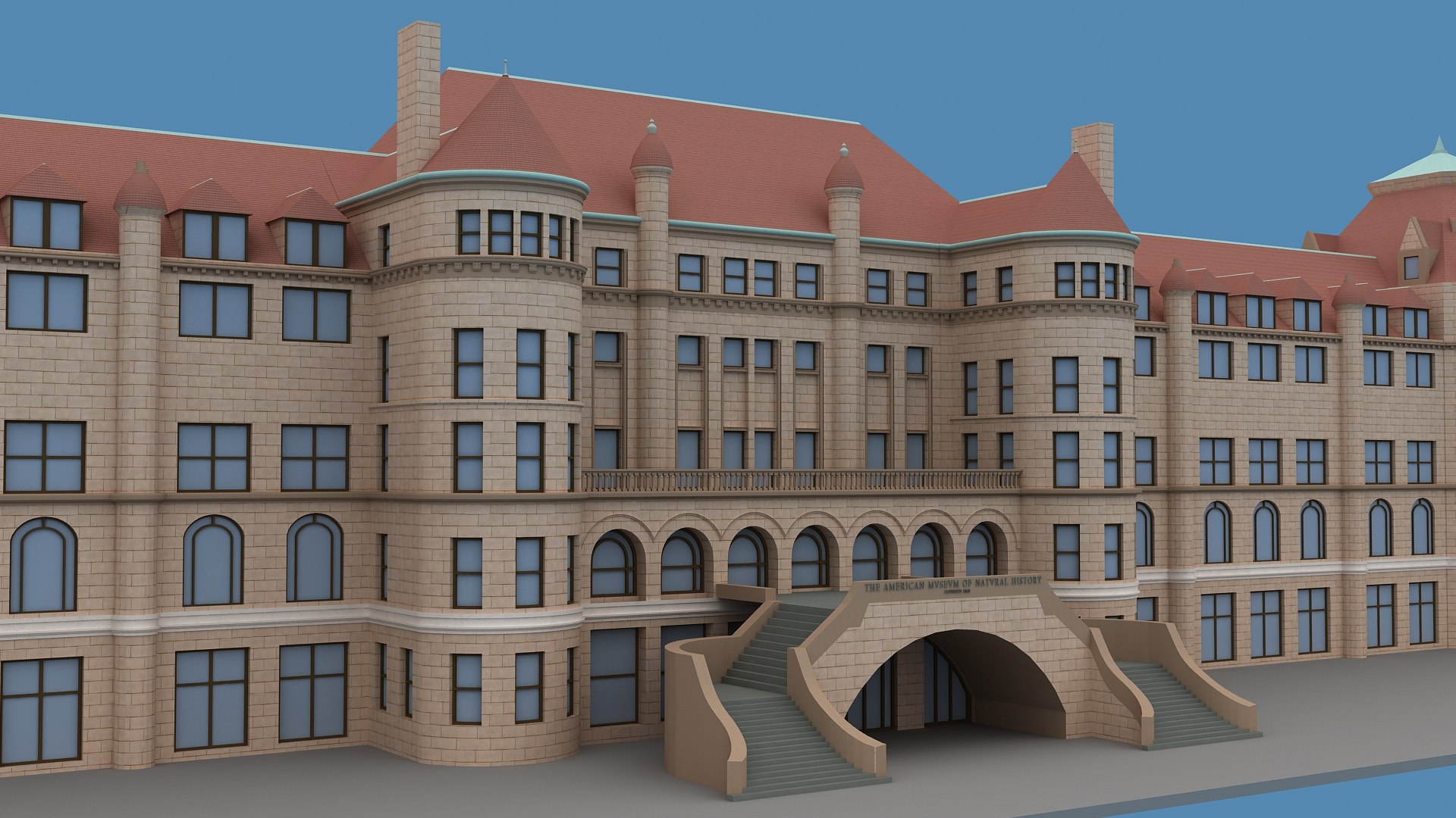 3D Building Museum City - TurboSquid 1666275