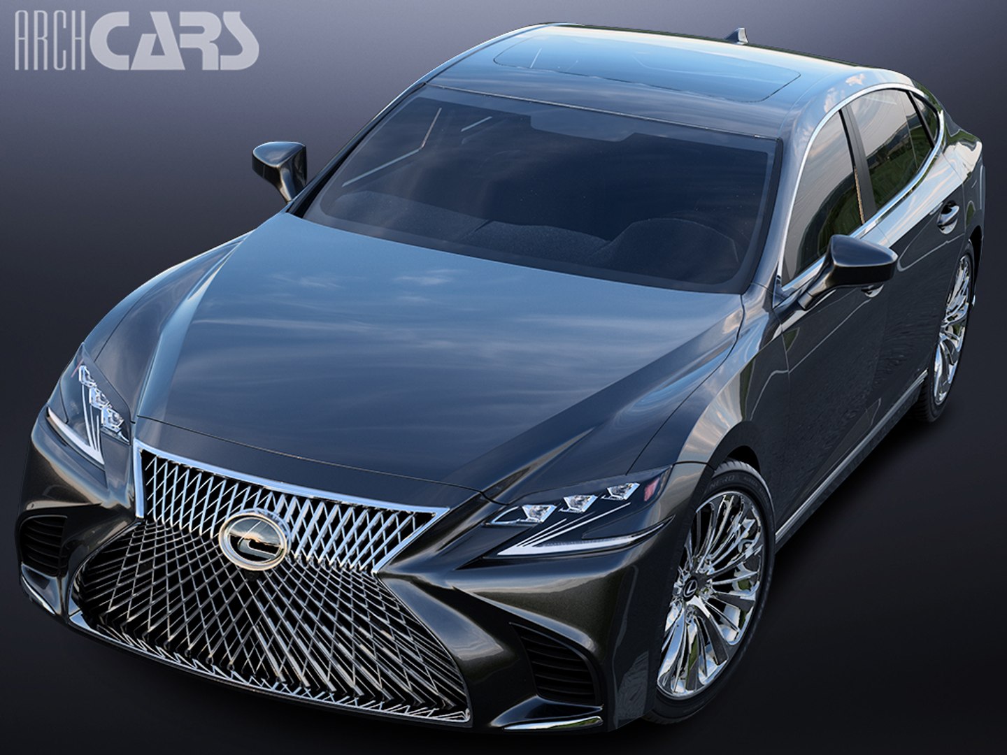 3d Max Lexus Ls 2018