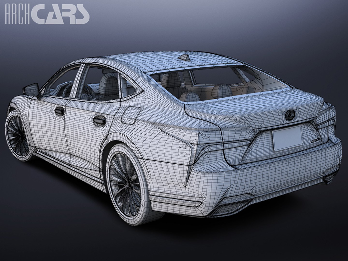 3d Max Lexus Ls 2018
