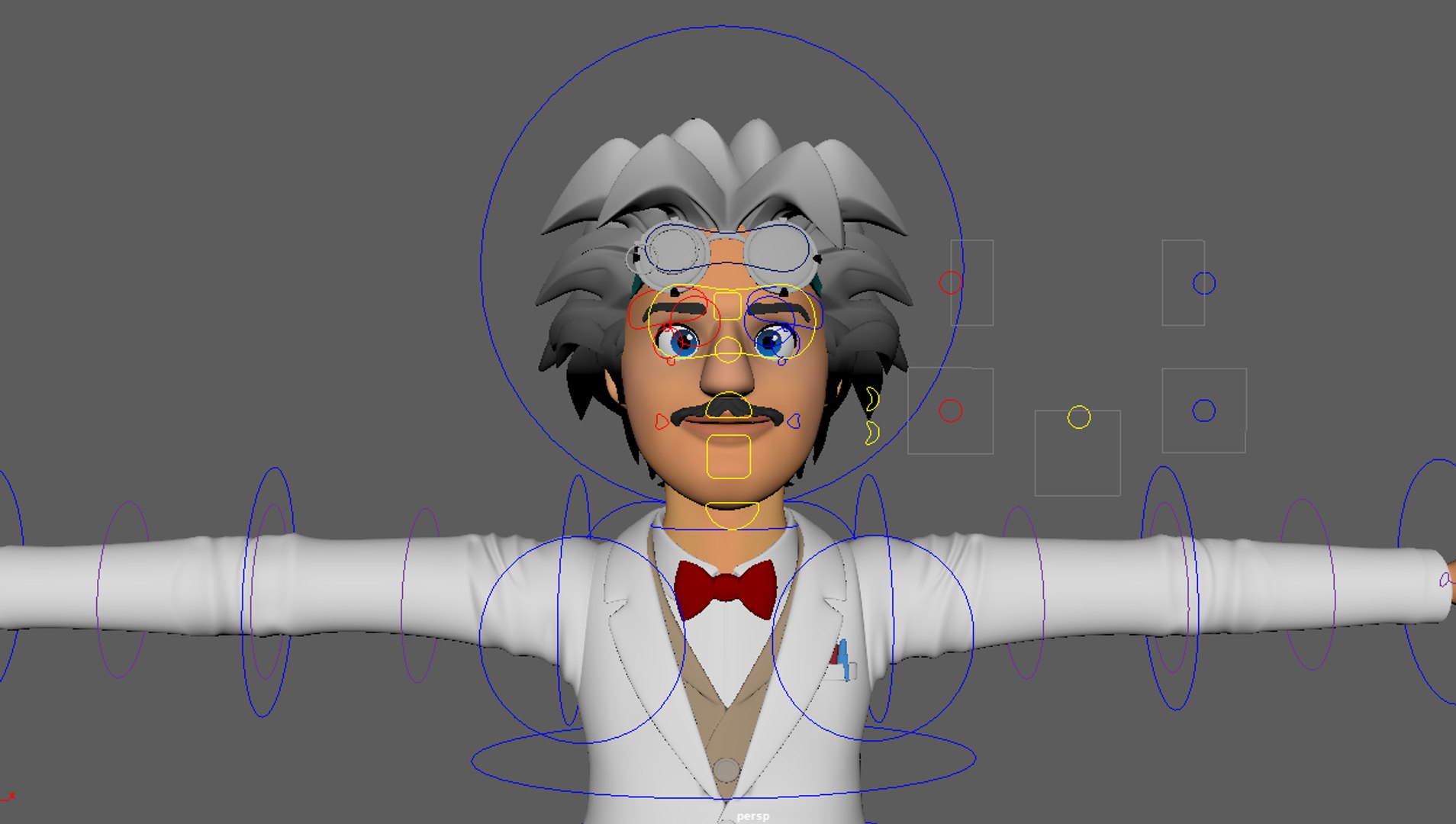 3D Professor Cartoon Model Model - TurboSquid 2207802