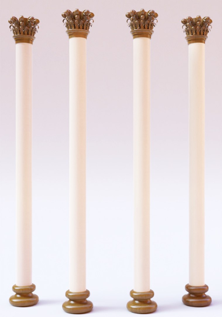 Column Crown 3D Model - TurboSquid 1608102