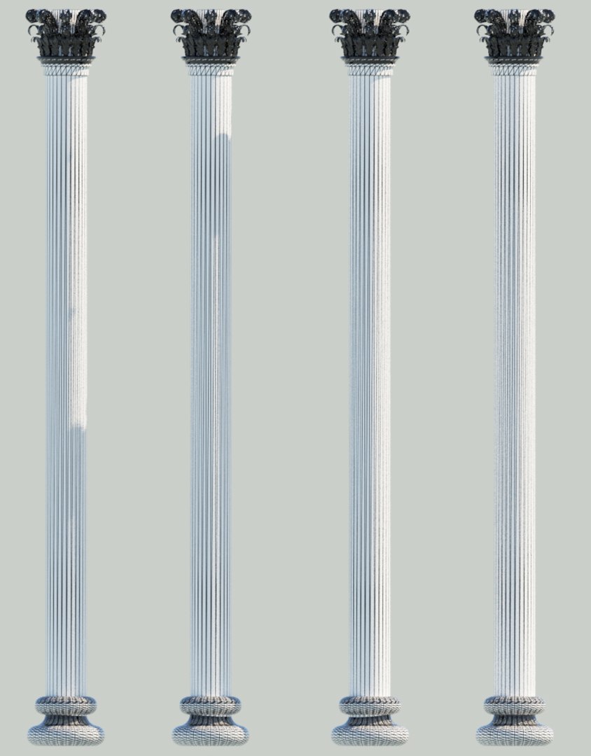 Column Crown 3D Model - TurboSquid 1608102