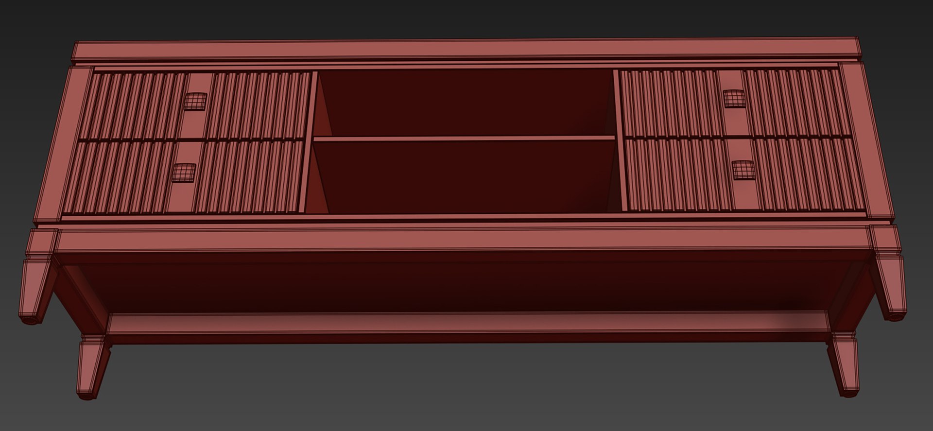 3D Dresser Tv Stand Foxtrot Siver - TurboSquid 2100026