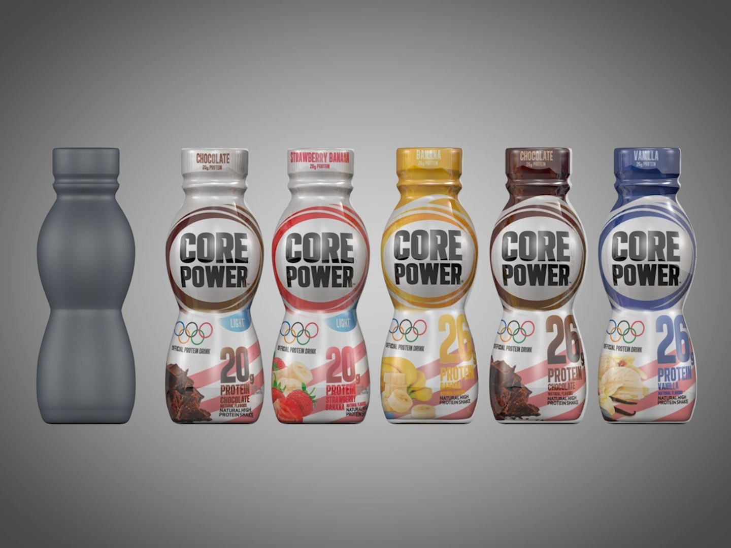 Bottles Core Power Obj