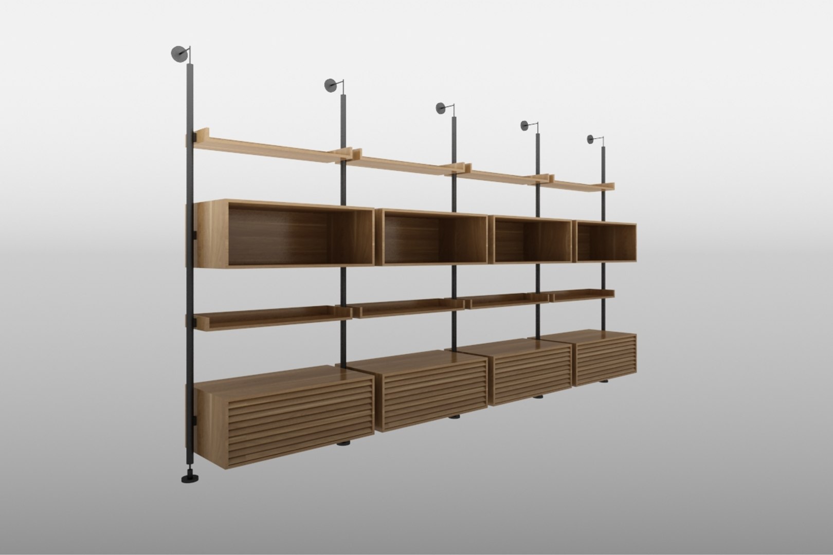 3D Model Porada Ubiqua Shelves - TurboSquid 1188167