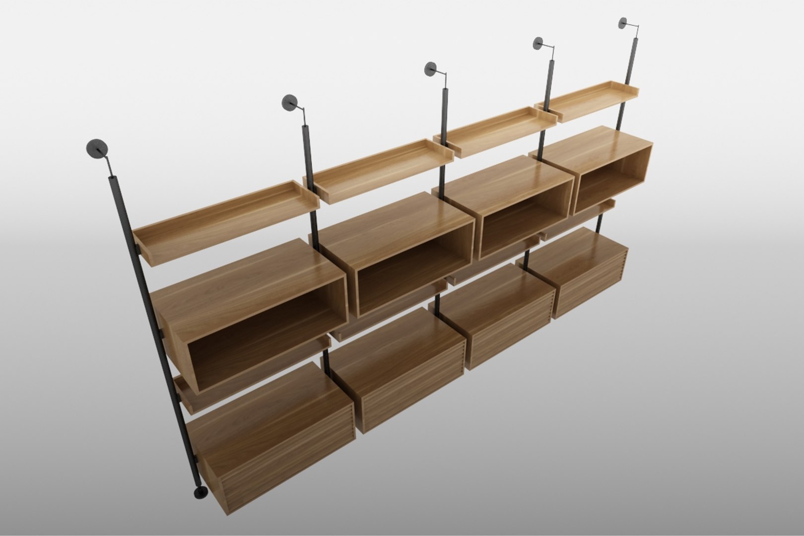 3D Model Porada Ubiqua Shelves - TurboSquid 1188167