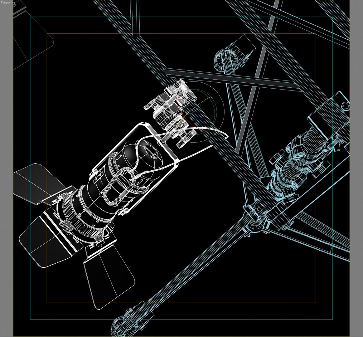 3d Studio Lights Fresnel Ramp Model
