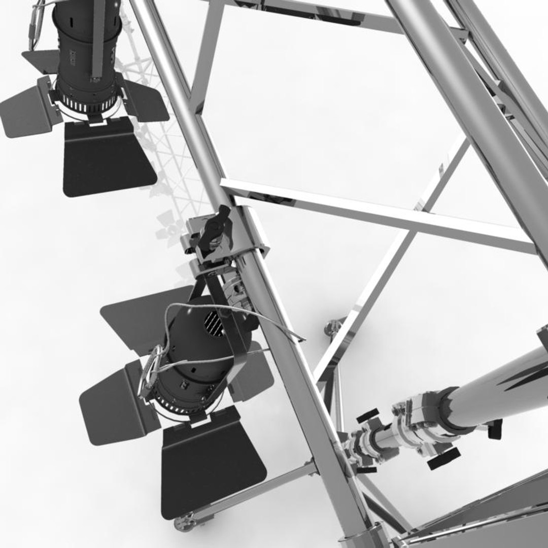 3d Studio Lights Fresnel Ramp Model
