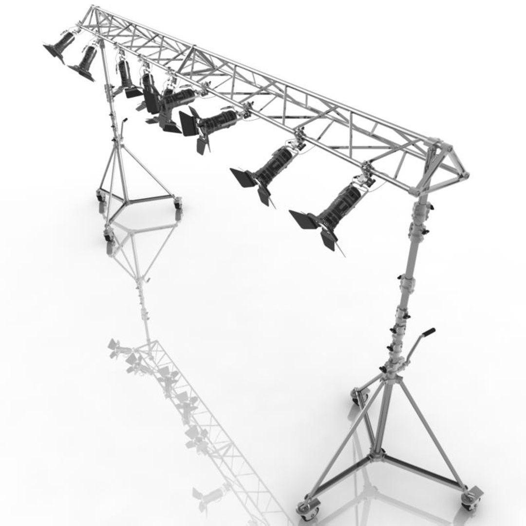 3d Studio Lights Fresnel Ramp Model