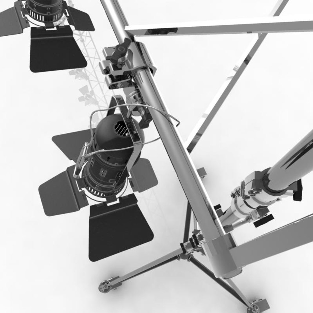 3d Studio Lights Fresnel Ramp Model