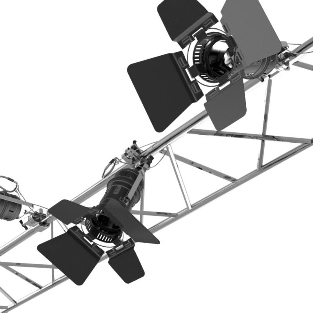 3d Studio Lights Fresnel Ramp Model