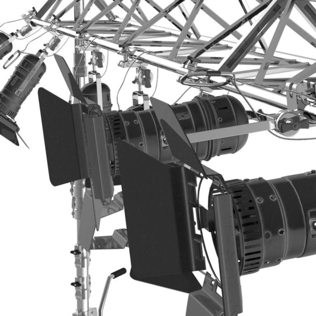 3d Studio Lights Fresnel Ramp Model