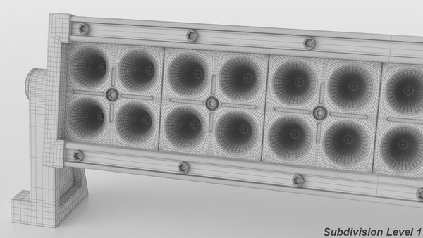 3d model led light bar
