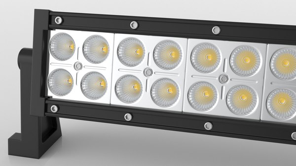 3d model led light bar