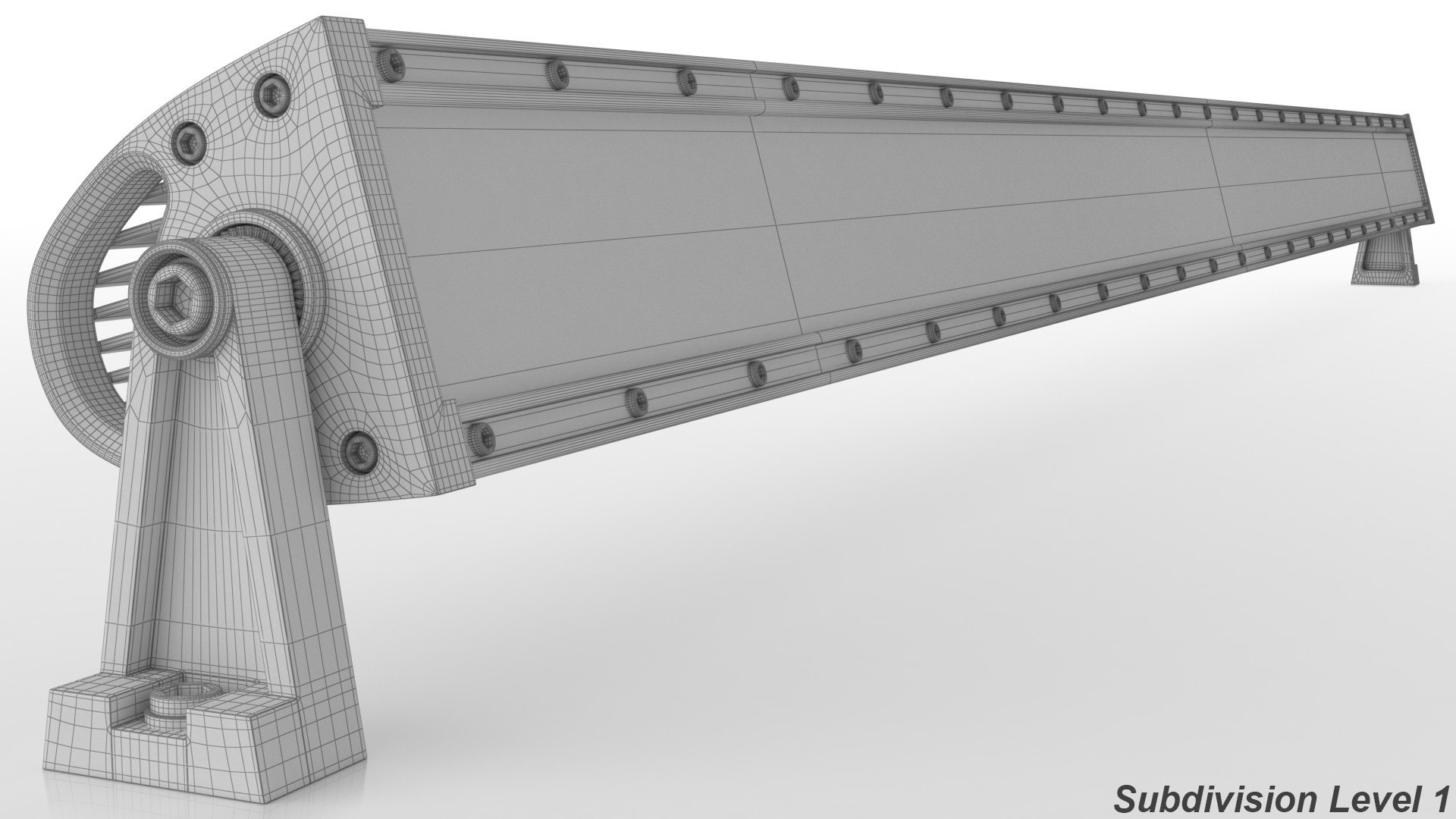 3d Model Led Light Bar