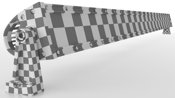 3d model led light bar