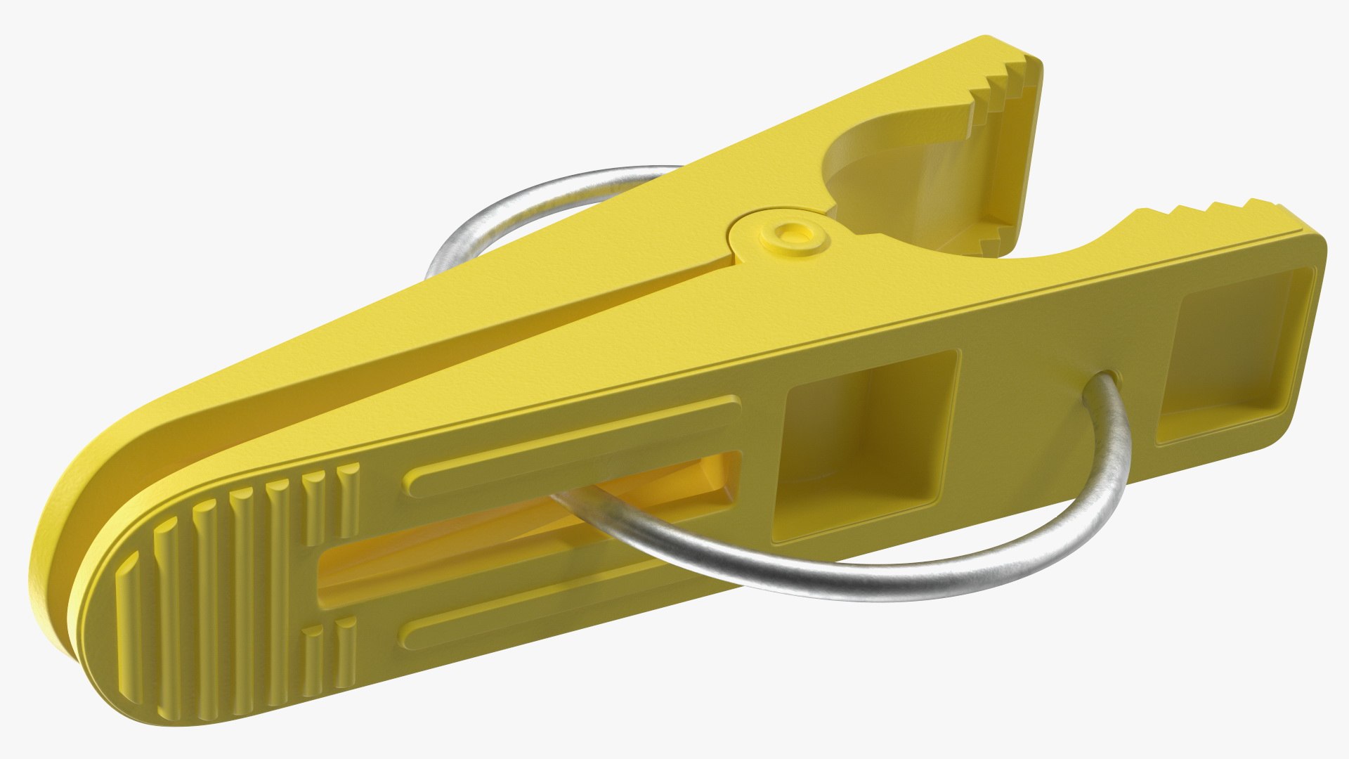 3D Plastic Clothespin Yellow Pressed model - TurboSquid 1922219