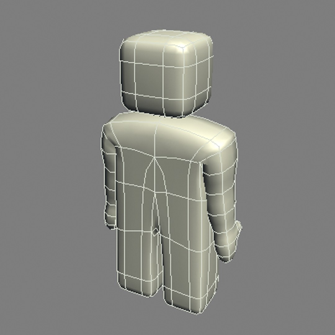 simple cubic figure 3d model