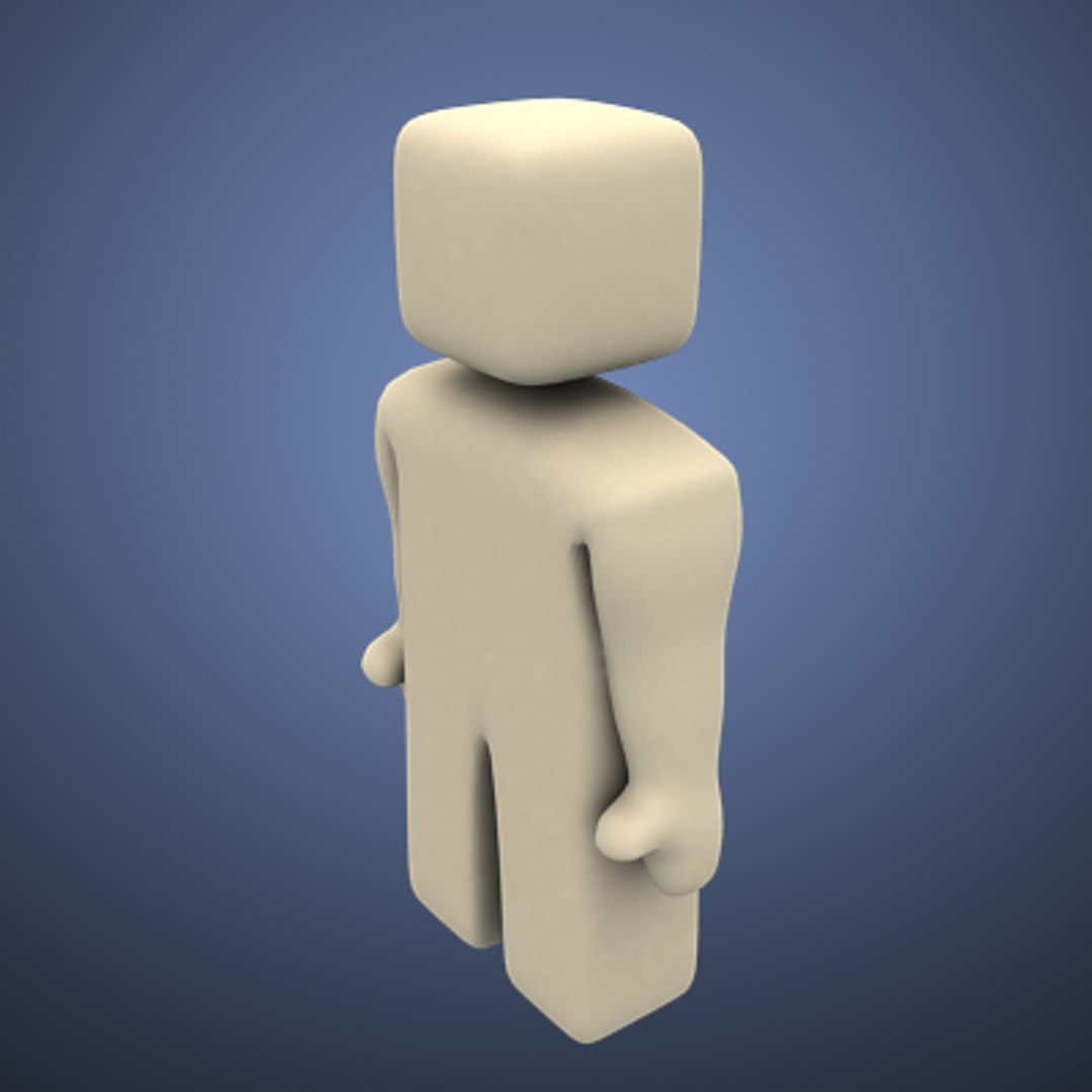 simple cubic figure 3d model