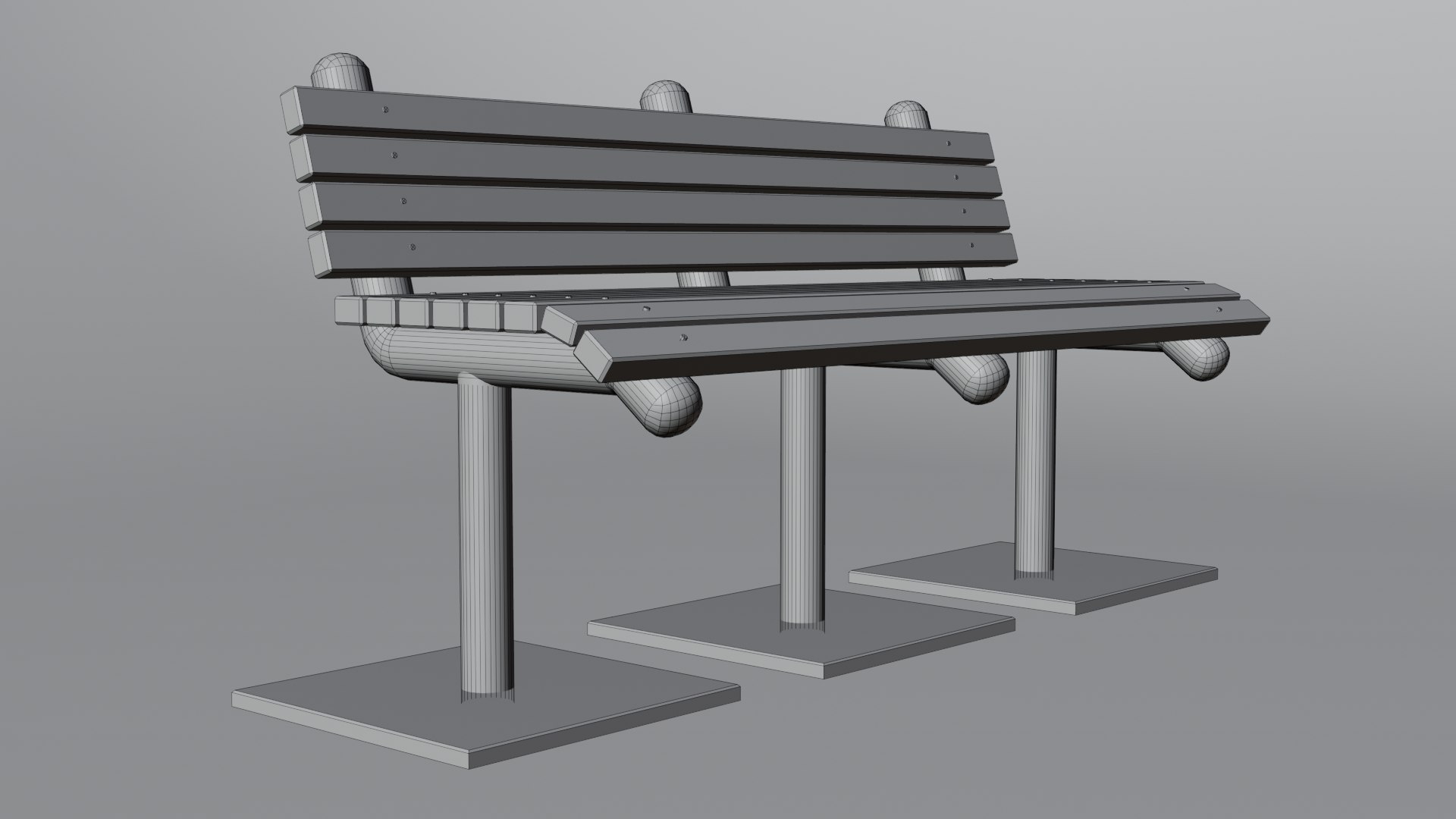 3D Old Rusty Bench Game Ready PBR Low-poly 3D Model Model - TurboSquid ...