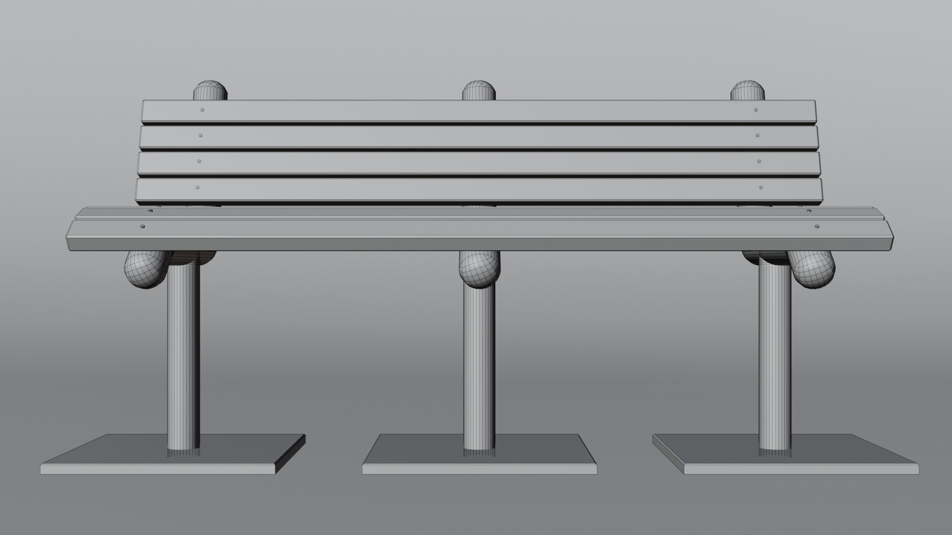 3D Old Rusty Bench Game Ready PBR Low-poly 3D Model Model - TurboSquid ...