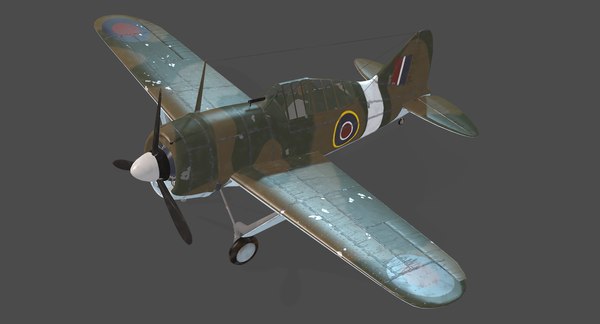american f2a buffalo real-time 3d model