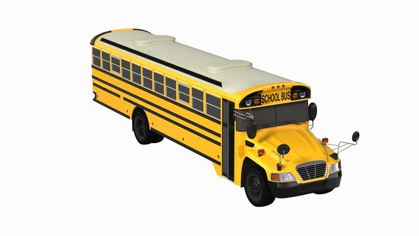 3D School Bus Exterior Only - TurboSquid 1768490