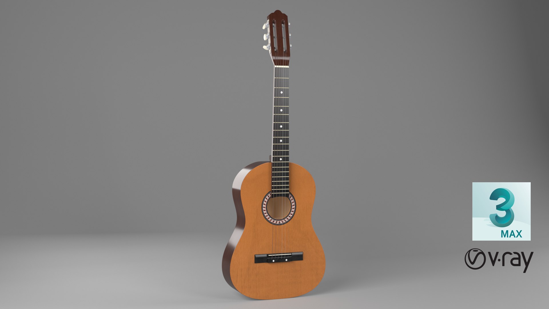 3D Acoustic Guitar - TurboSquid 1800415