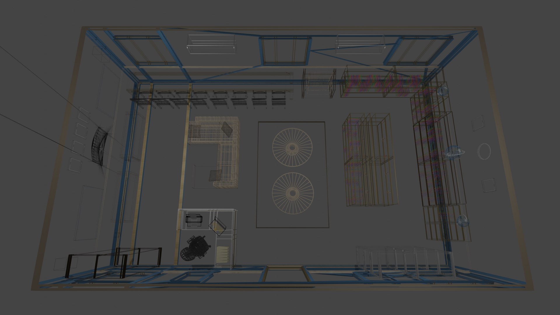 3D Library 3D Floor Plan model - TurboSquid 1742101