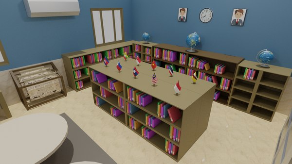 3D Library 3D Floor Plan model - TurboSquid 1742101