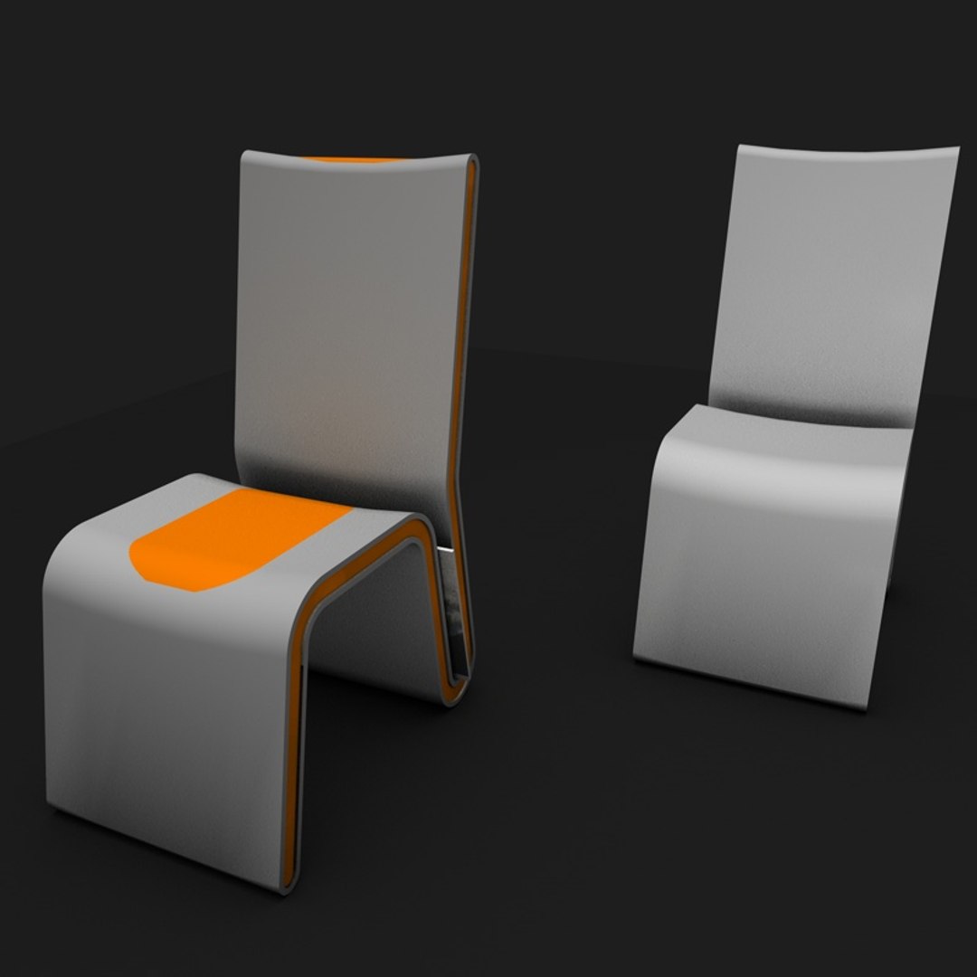 3d model shape chair