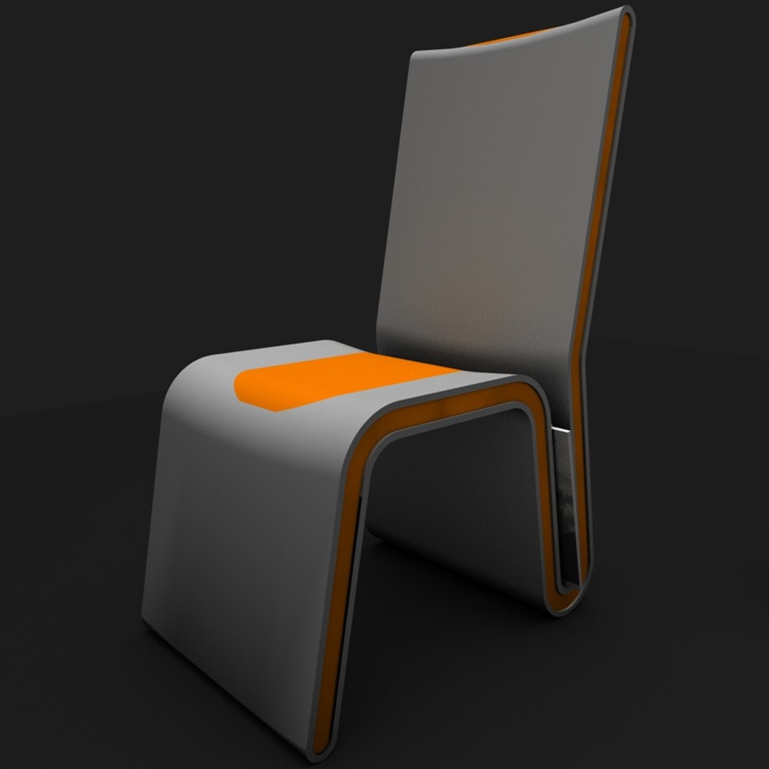 3d model shape chair