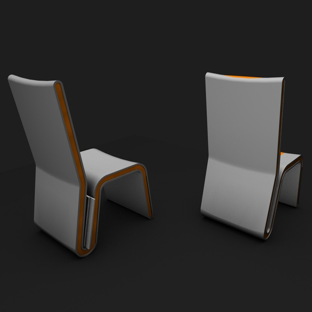 3d model shape chair