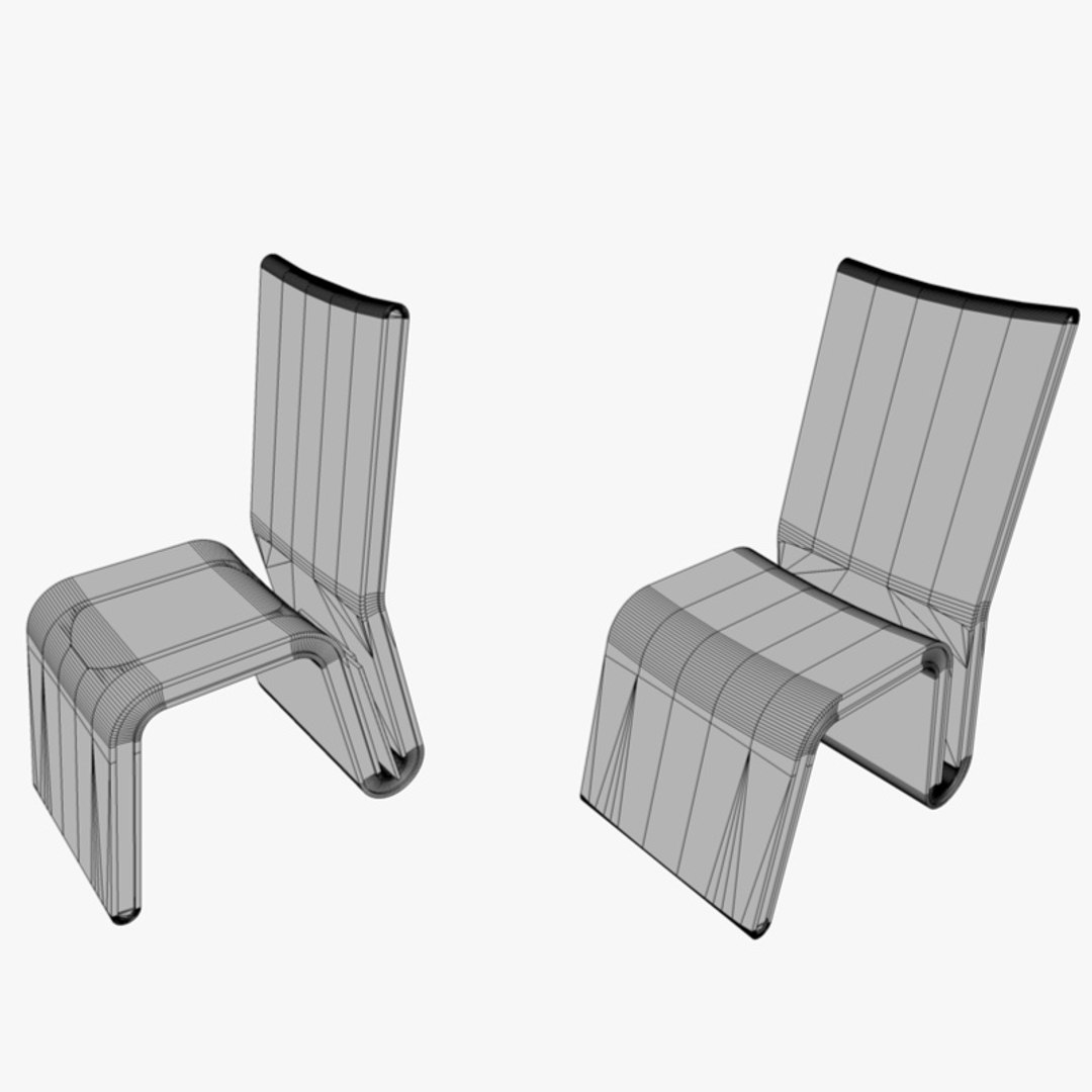 3d model shape chair