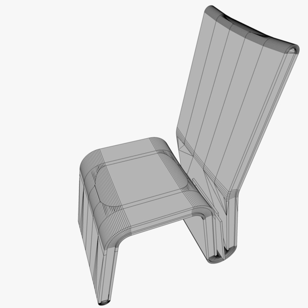 3d model shape chair