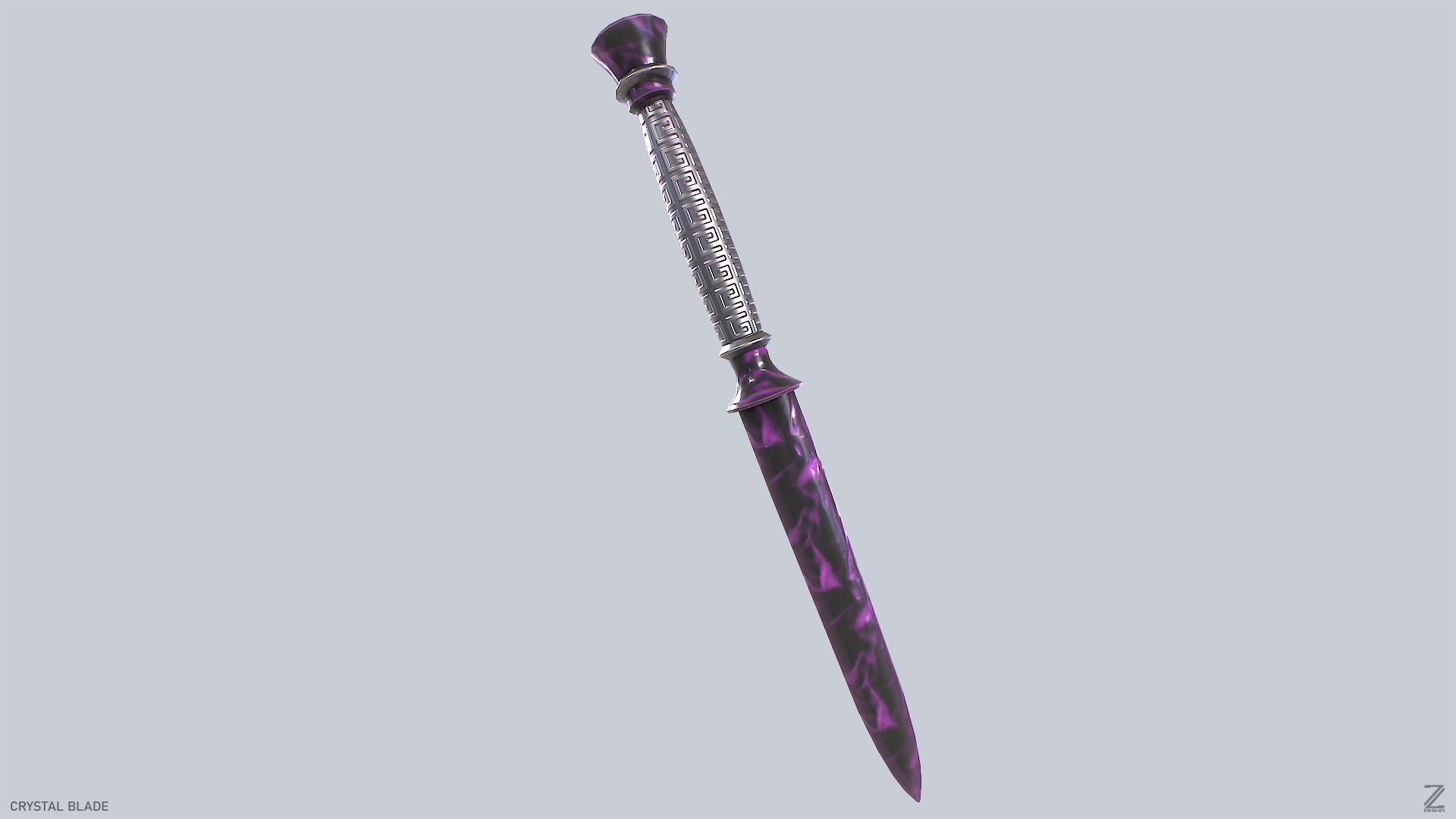 3D Crystal Blade Model - TurboSquid 2416068