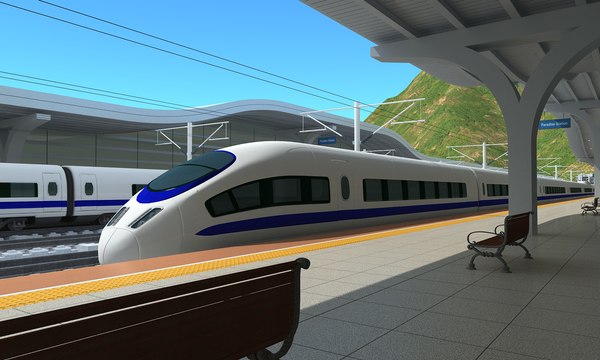 modelo 3d Train Station 01 - TurboSquid 2112369