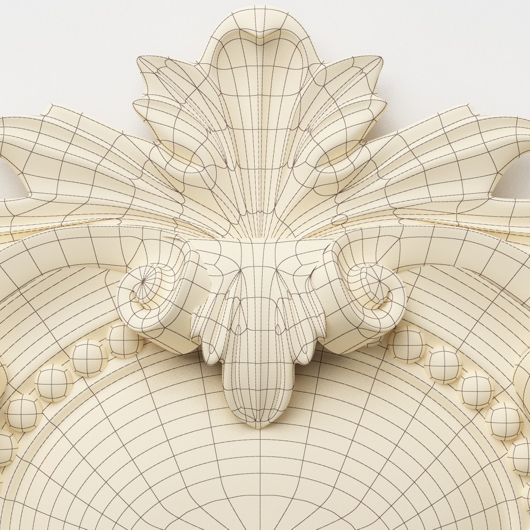 Classical Interior Wall 3d Model