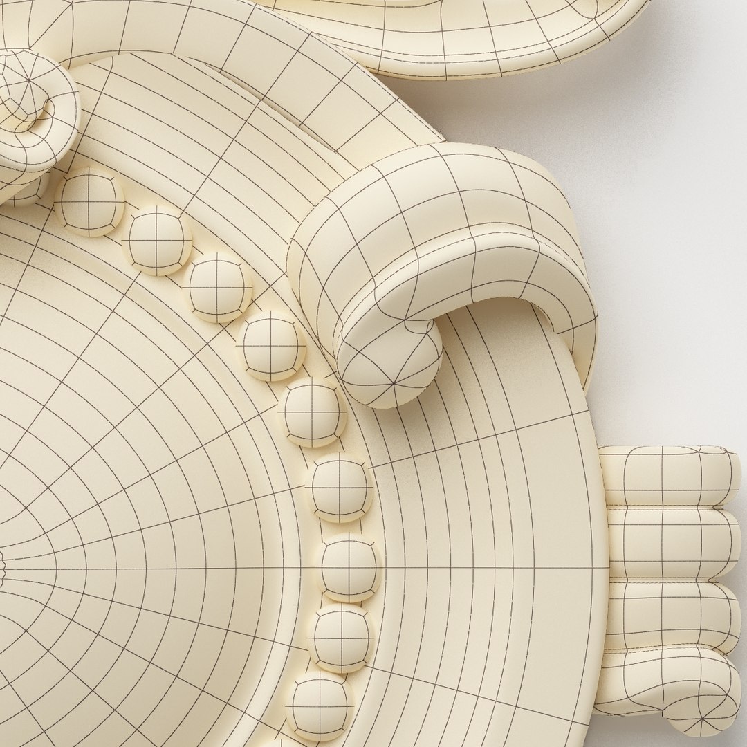 Classical Interior Wall 3d Model