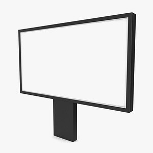 3D Model Street Advertising Billboard - 16 - TurboSquid 1718770
