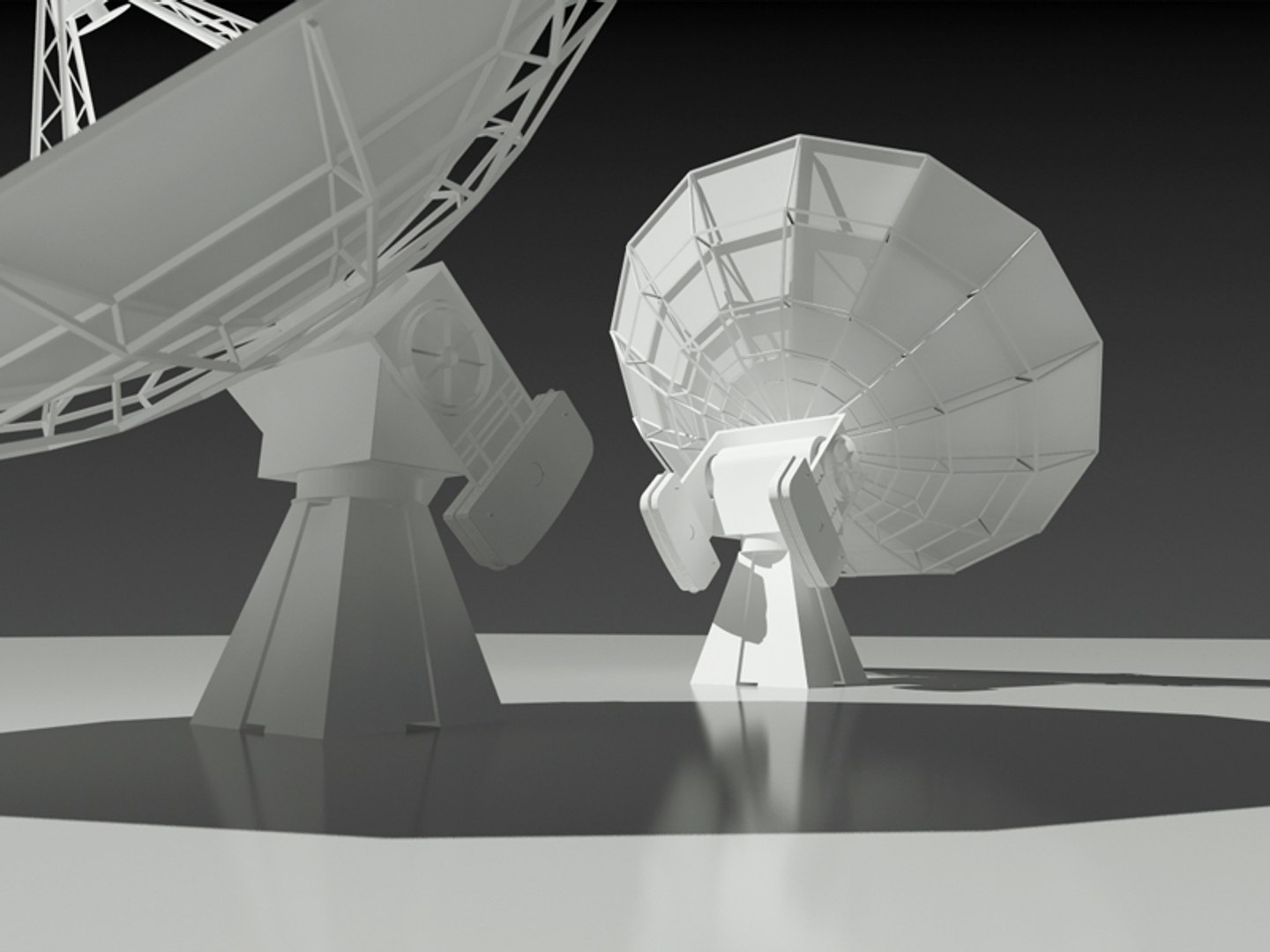 3d Satellite Dish Model