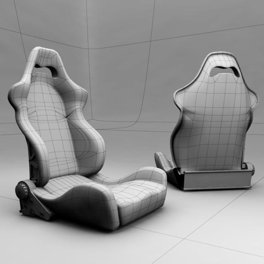 racing seat 3d model