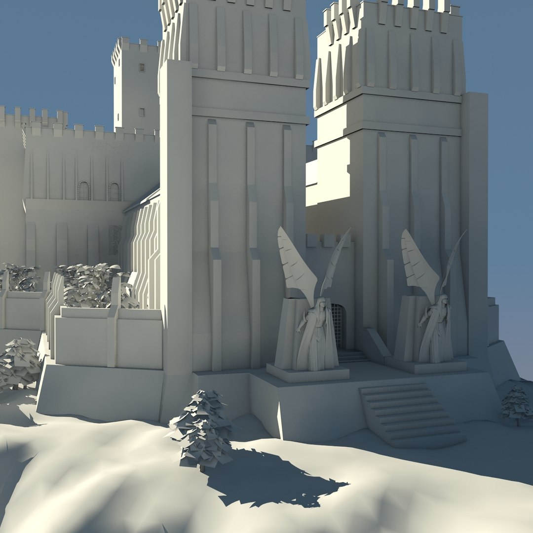 medieval castle 3d max