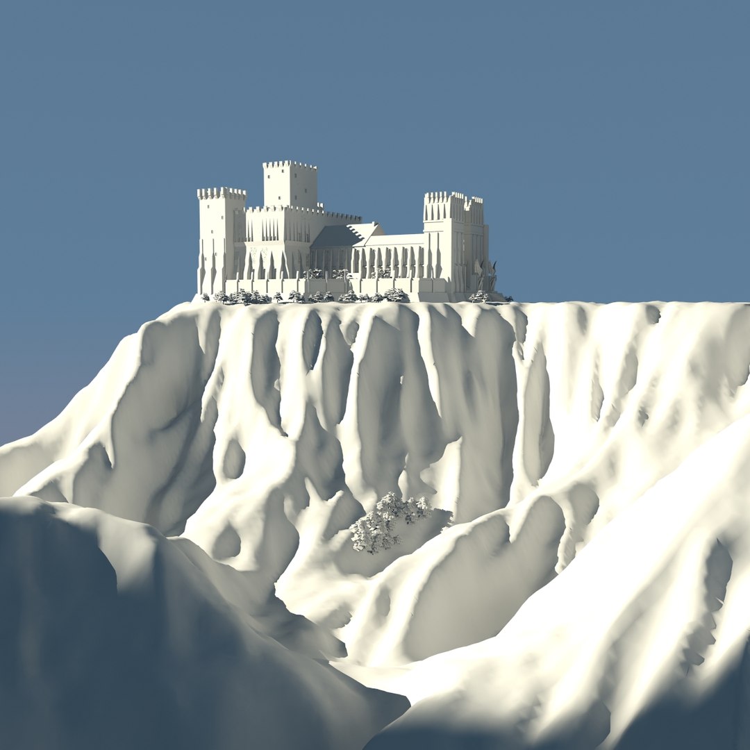 medieval castle 3d max