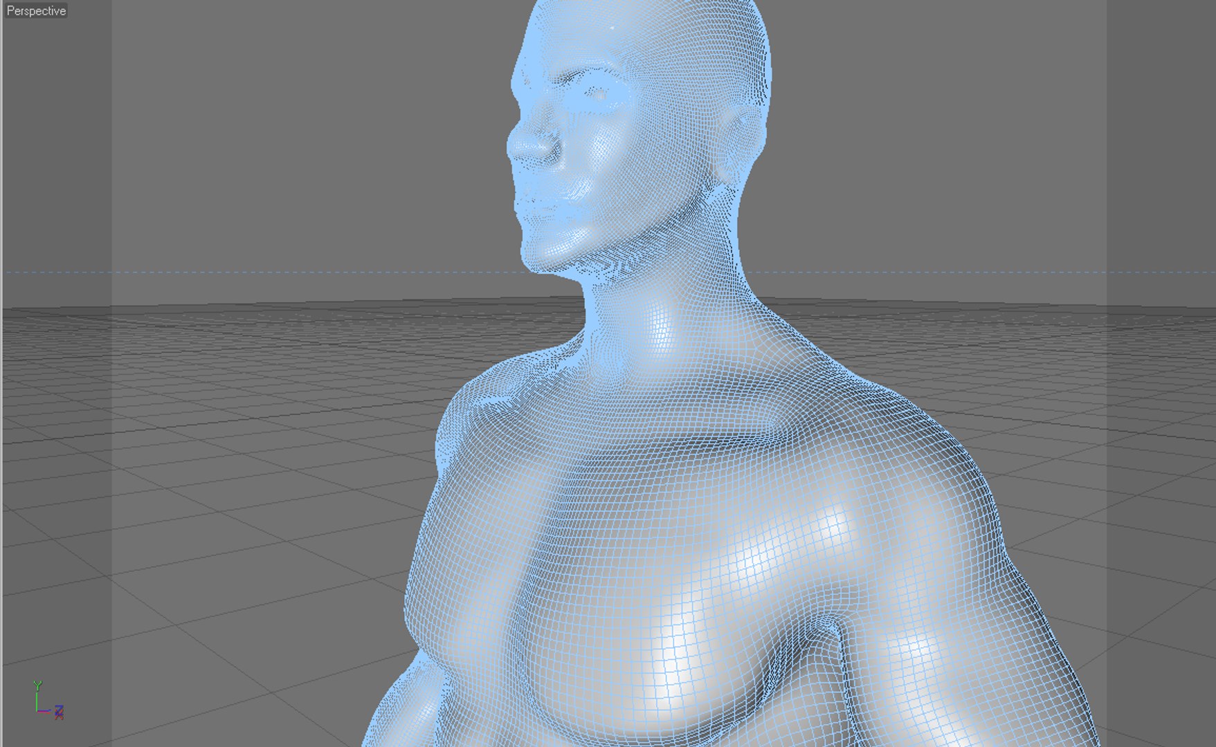 human man 3d model