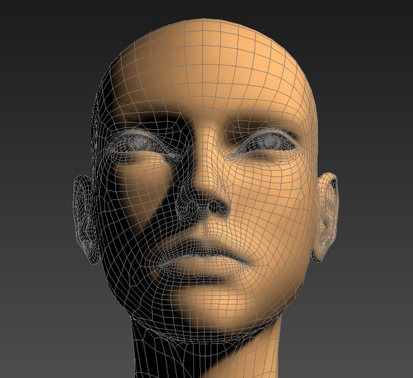Man head 3D model - TurboSquid 1252414