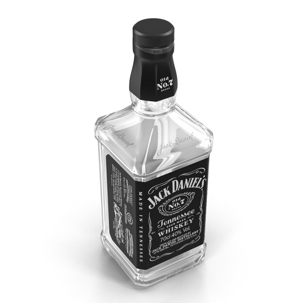 jack daniels bottle 3d model