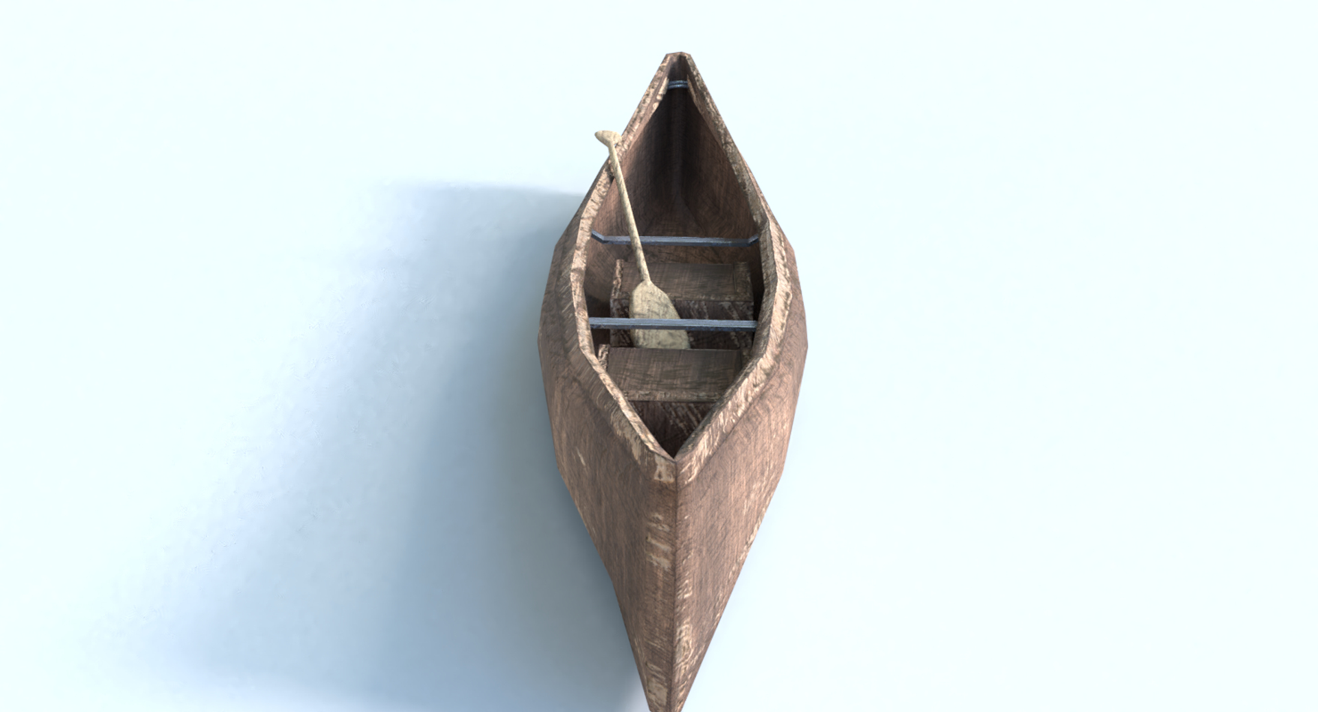 Canoe Boat 3D Model - TurboSquid 1358809