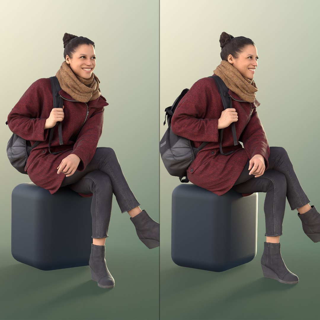 10884 Diana - Woman Sitting Model - TurboSquid 1793926